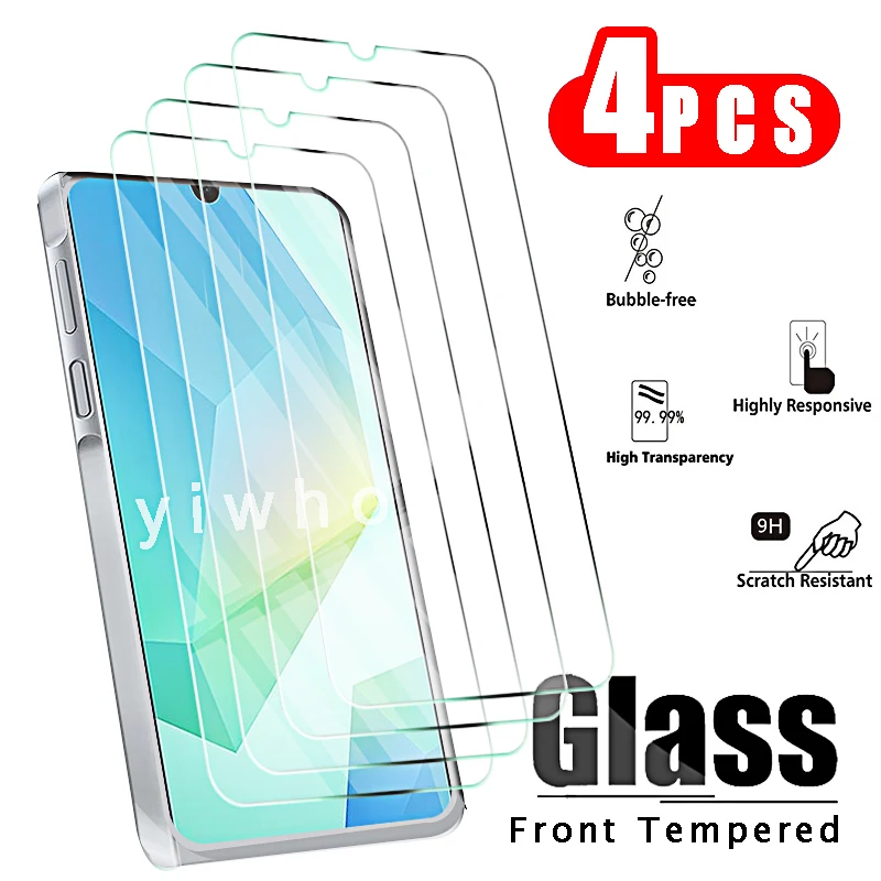 4Pcs HD Tempered Glass Screen Protectors - Premium Protective Cover ...