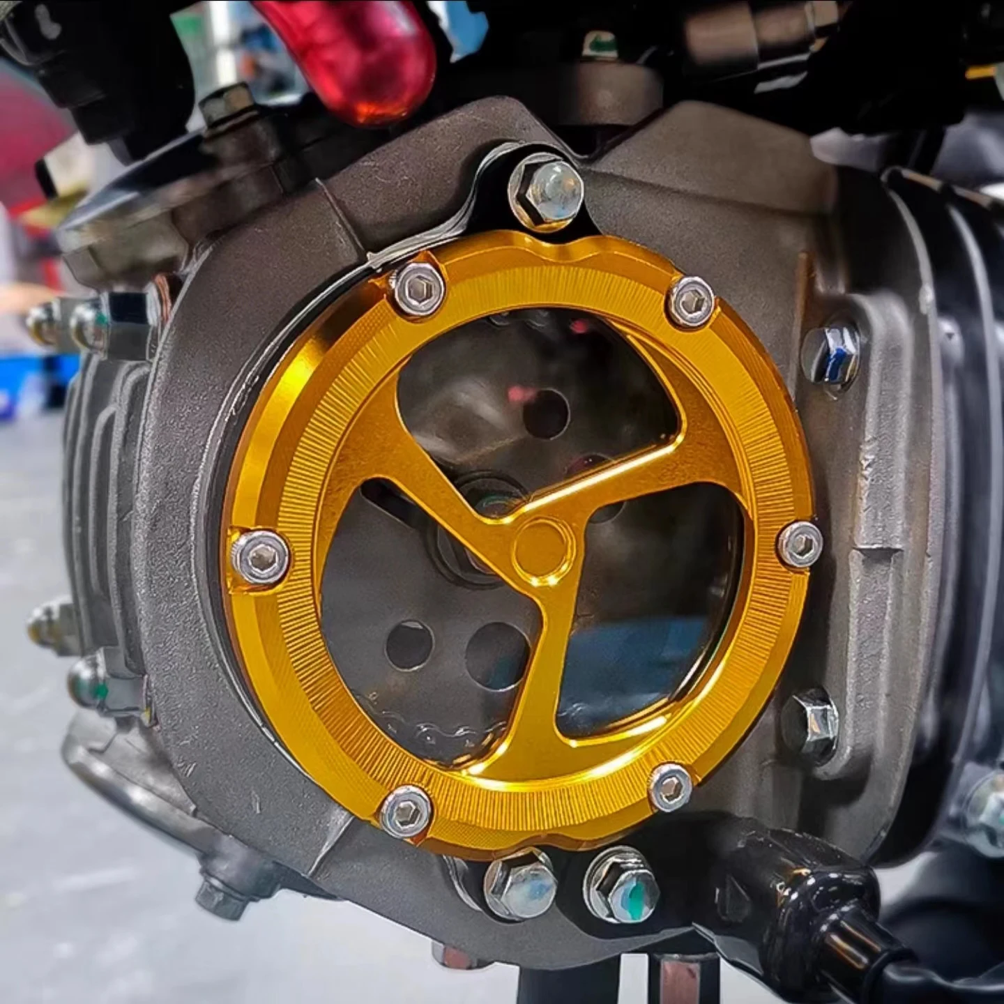 Transparent-Visible-Clutch-Disc-Cover-For-Honda-Cross-Cub-CC110-Oil ...