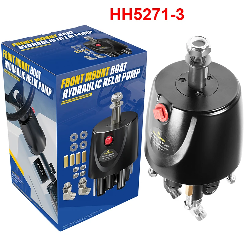 HH5271-3 Hydraulic Steering Helm Pump, 1.7 cu in Front Mount Helm, for ...
