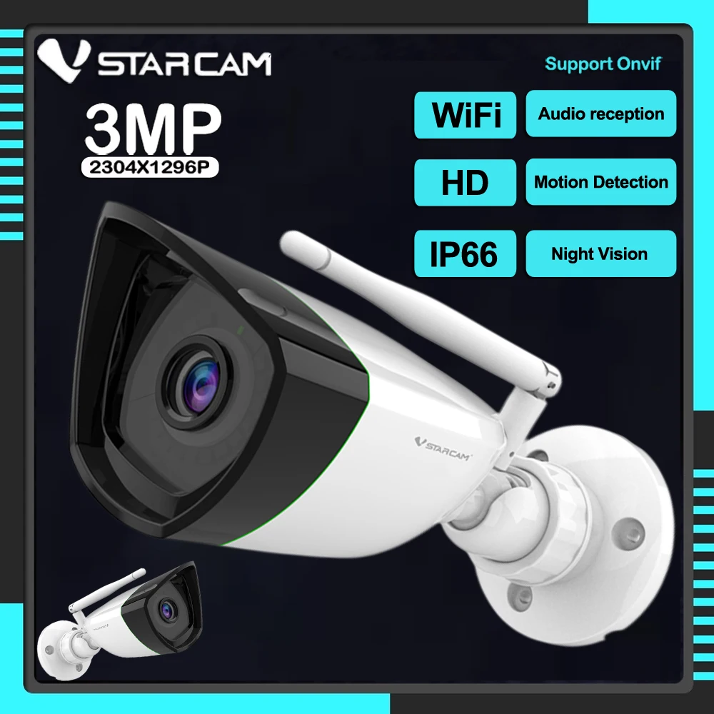 Vstarcam-CS55-3MP-1296P-IP-Camera-WIFI-Security-Surveillance-Outdoor-Bullet-CCTV-Camera-Motion ...