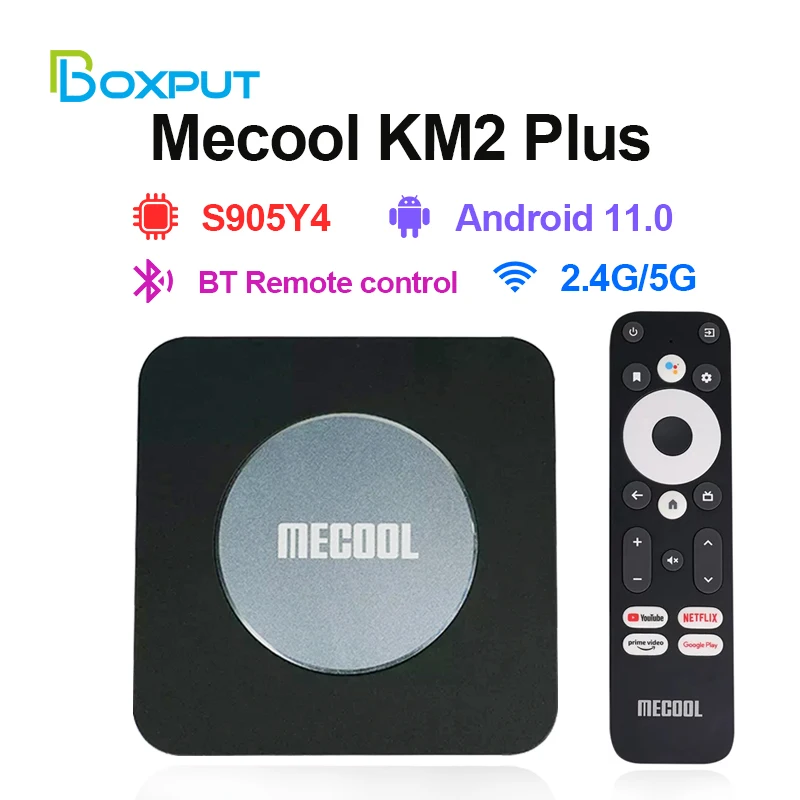 Mecool-KM2-Plus-Upgrade-Android-11-Smart-TV-Box-S905X4-DDR4-2GB-16GB-4K ...