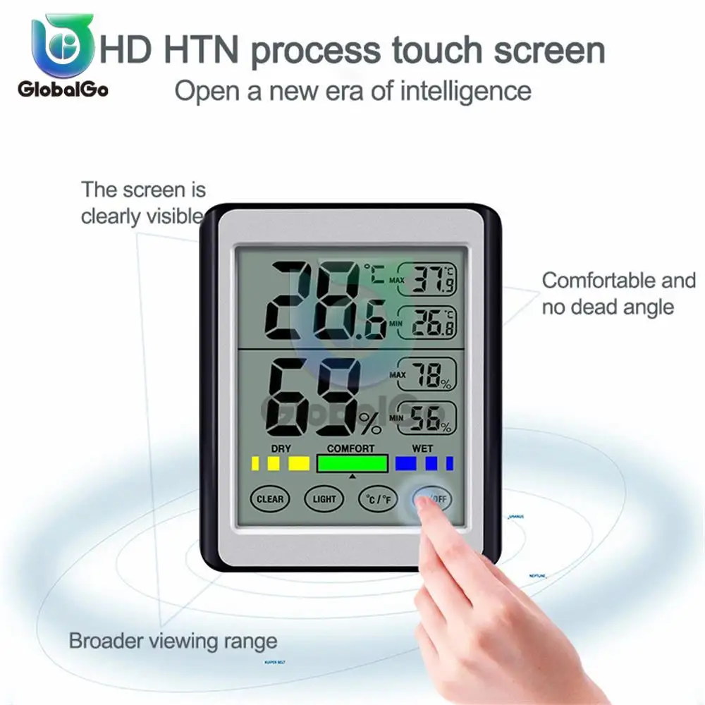 Touch-screen-Wireless-Weather-Station-Digital-Indoor-Outdoor ...