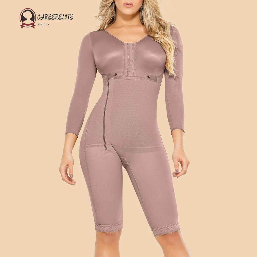 Knee Length Body Shaper | Compression Garment | Fajas Colombianas ...