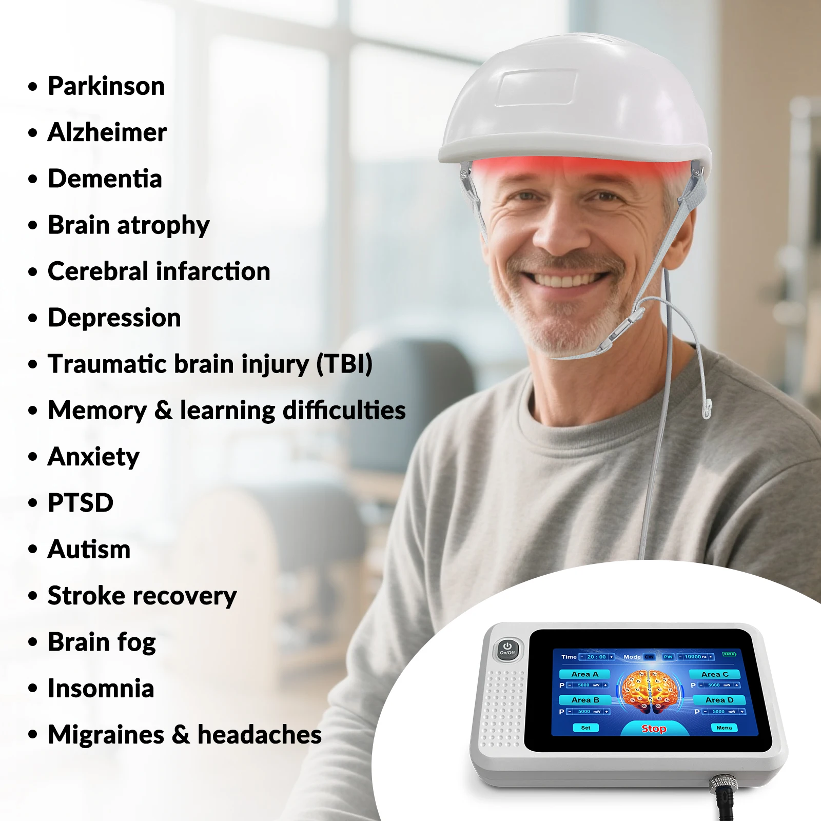 Dispositivo de Estimulación Cerebral Infrarroja para Uso Doméstico ...