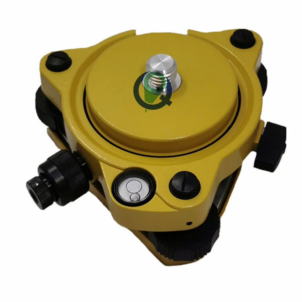 Tribrach amarillo con plomada óptica y soporte adaptador de Tribrach ...