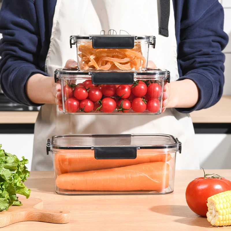 Food-grade Plastic Fresh-keeping Box Large Capacity Rectangular Fruit ...