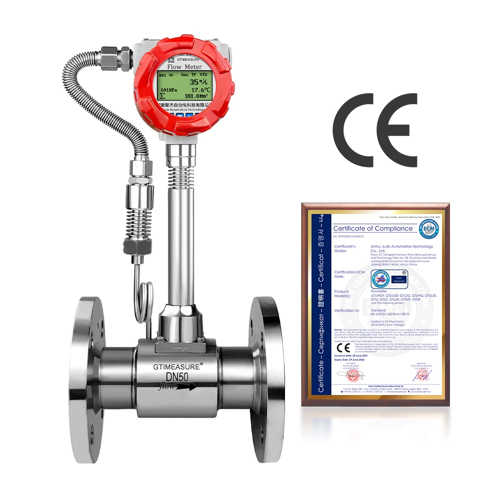 Vortex-Flow-Meter-Liquid-Water-Oil-Gas-Air-Steam-Measurement-High ...