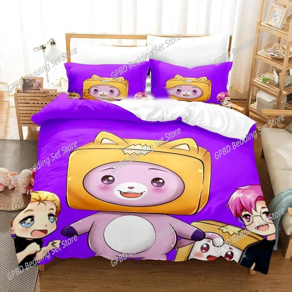 3D Print Cartoon Foxy Boxy Lanky-box Bedding Set Duvet Cover Bed Set ...