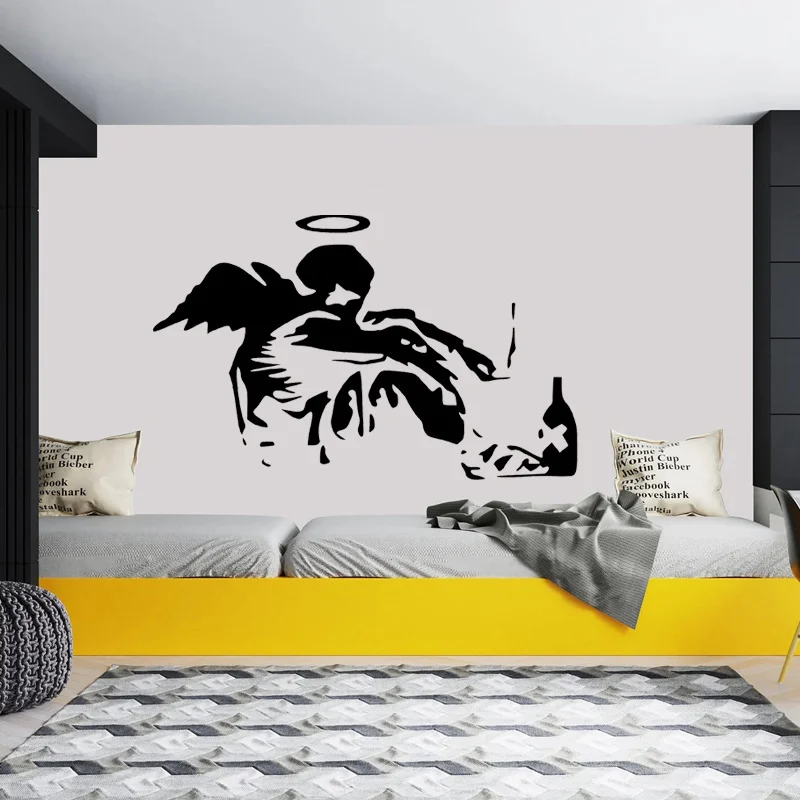 Banksy Fallen Angel Wallpaper