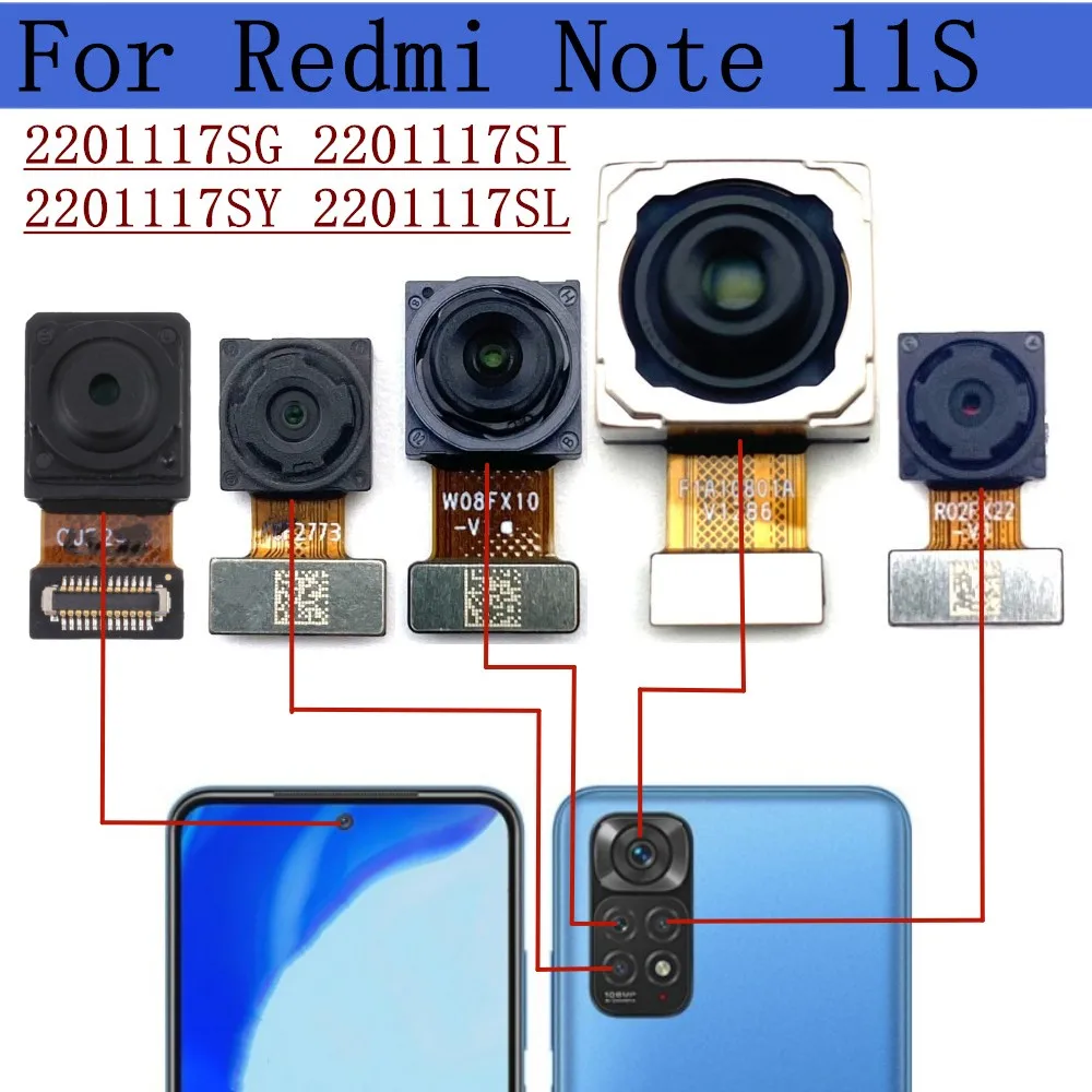 C-mera-frontal-e-traseira-para-Xiaomi-Redmi-Note-11S-4G-5G-Traseira ...