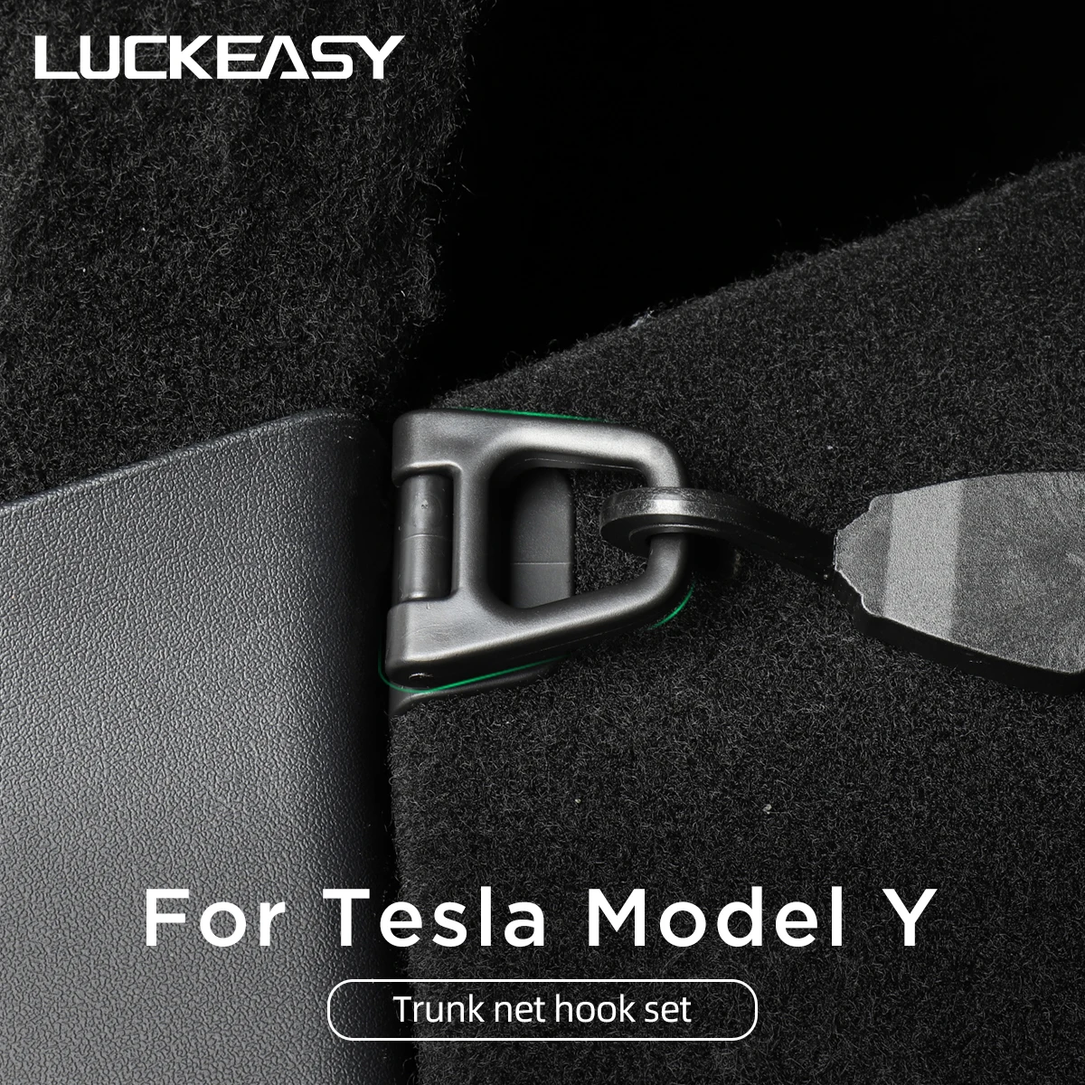 Luckeasy For Tesla Model Y Model X 2022 Traveling Baggage Fixed Net ...