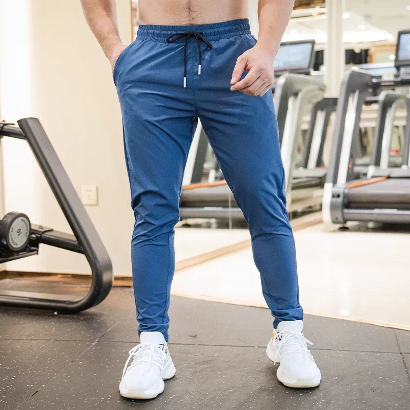 Ice Silk Sweatpants Men's Summer Ultra-thin Cooling Dry Fit Sports ...