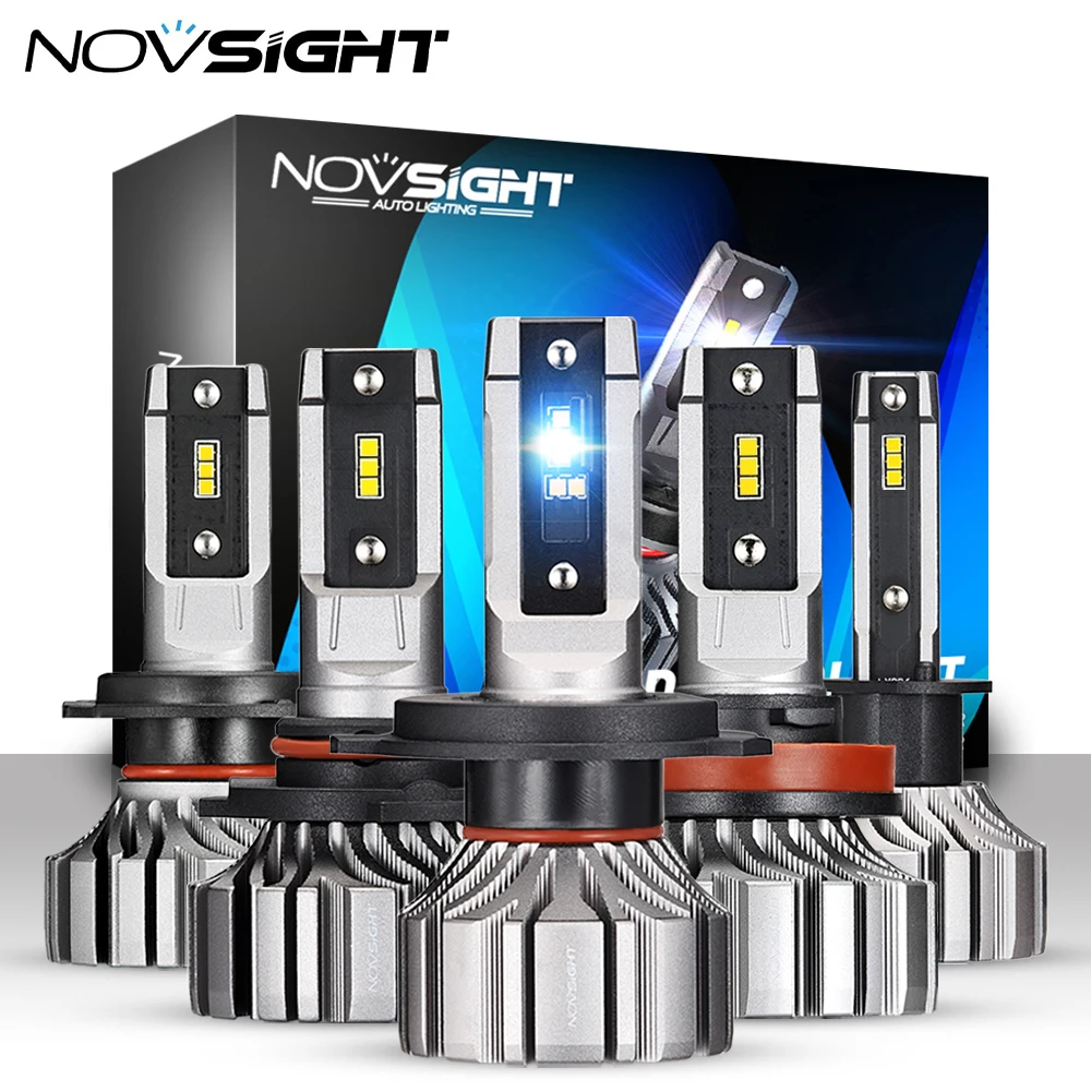 Novsight H4 Led Car Headlight Bulbs H7 9005 Hb3 9006 Hb4 9012 H1 H3 H11 ...