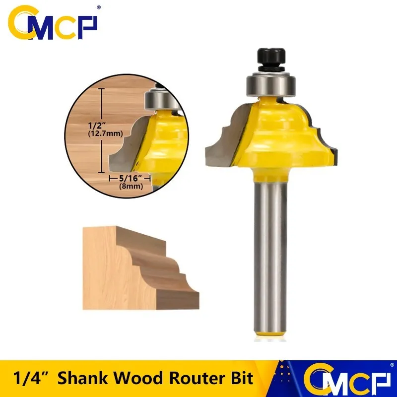 CMCP-1-4-Shank-Wood-Router-Bit-6-35mm-Diameter-1-inch-Line-Knife-Wood ...