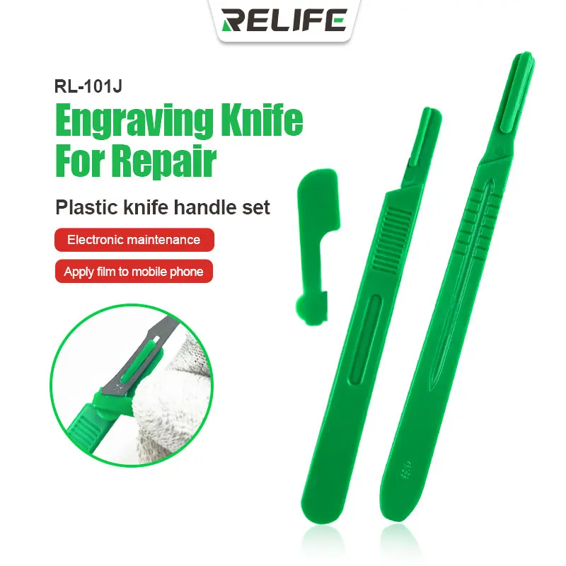 RELIFE-RL-101J-Plastic-Knife-Handle-Set-Engraving-Knife-for-Repair ...