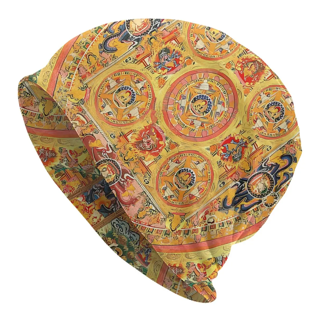 Mandala-Meditation-Thangka-Outdoor-Thin-Beanie-Caps-Buddhist-God-Belief ...