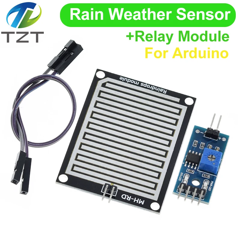TZT-Snow-Raindrops-Detection-Sensor-Module-Rain-Weather-Module-Humidity ...