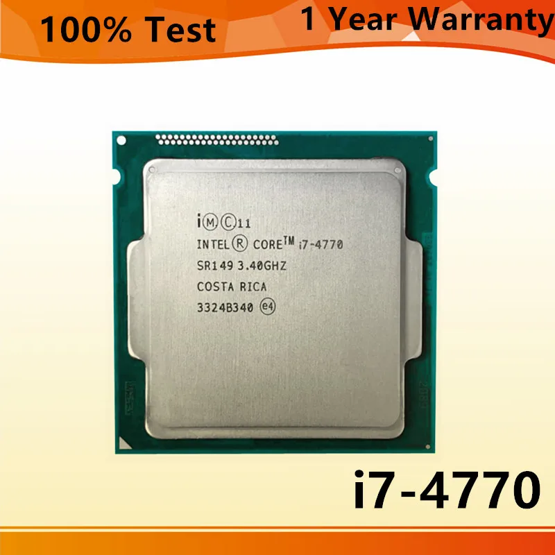 Intel Core i7-4770 i7 4770 3.4 GHz Quad-Core Eight-Thread CPU 8M 84W ...