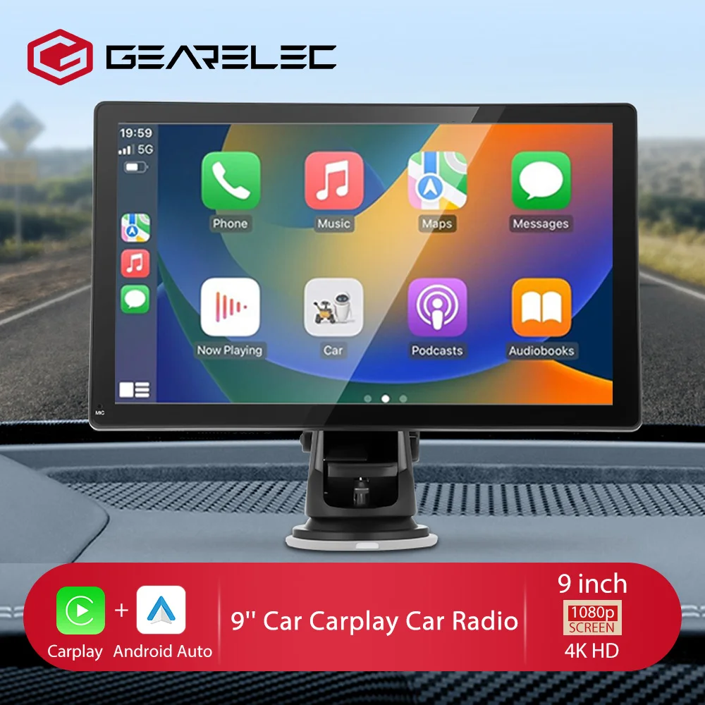 Gearelec-9-Car-Mirror-Carplay-auto-Android-Touch-Screen-Car-Multimedia ...