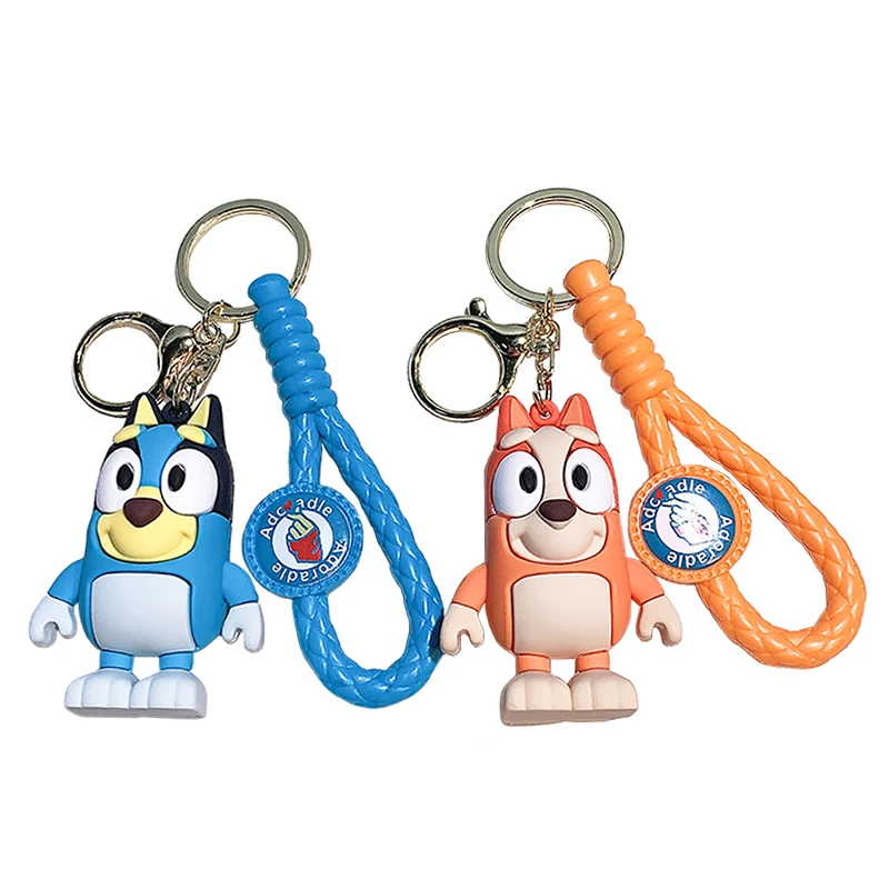 Bluey-And-Bingo-Keychain-Kawaii-Cartoon-Anime-Figure-Doll-Car-Keyring ...