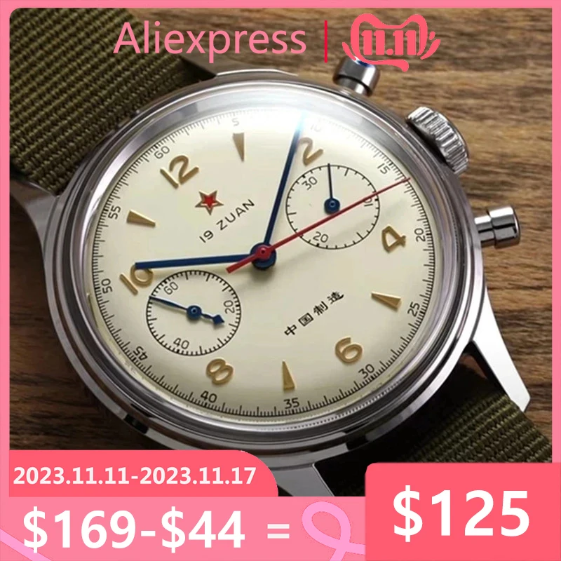 RED-STAR-Rel-gios-Mec-nicos-com-Swan-Neck-Cron-grafo-Sapphire ...