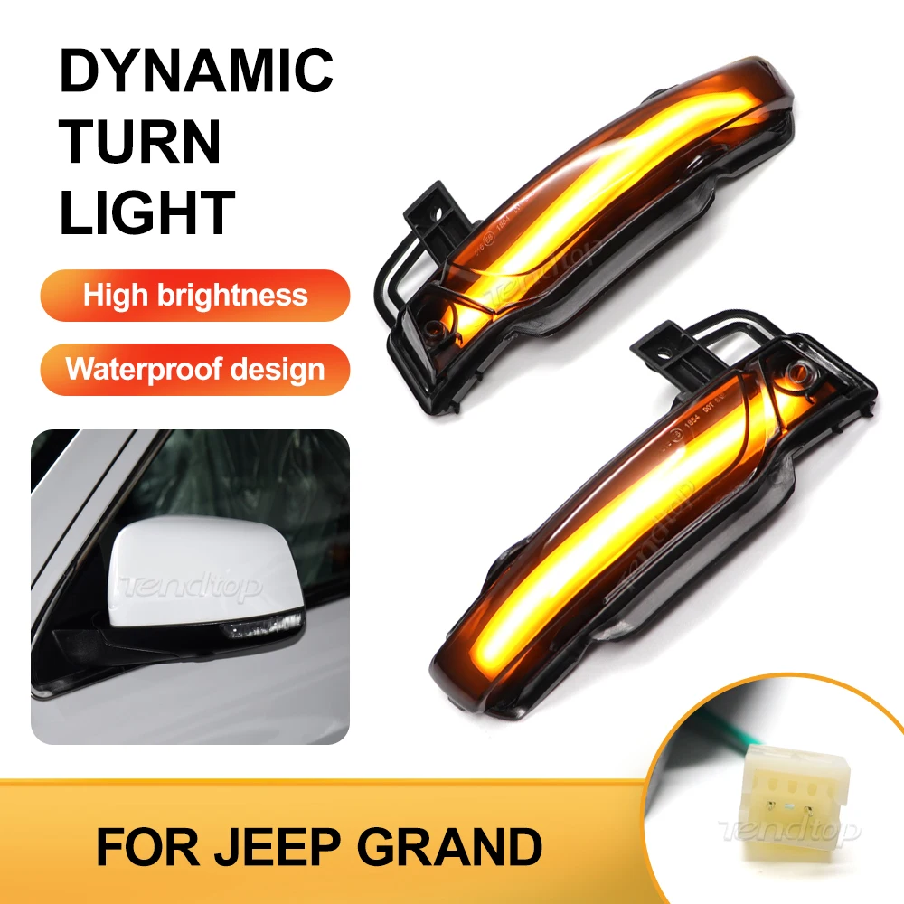 Car-LED-Dynamic-Turn-Signal-Sequential-Side-Mirror-Indicator-Blinker-Lamp-Lights-For-Jeep-Grand ...