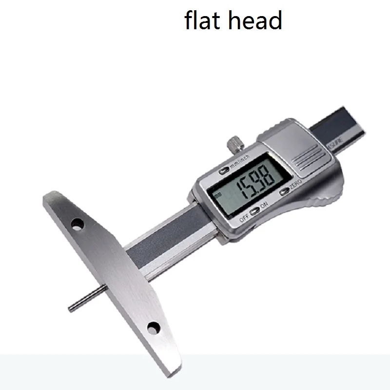 0-500MM-Digital-depth-gauge-Electronic-thin-rod-depth-caliper-Round-rod-deep-hole-measuring ...