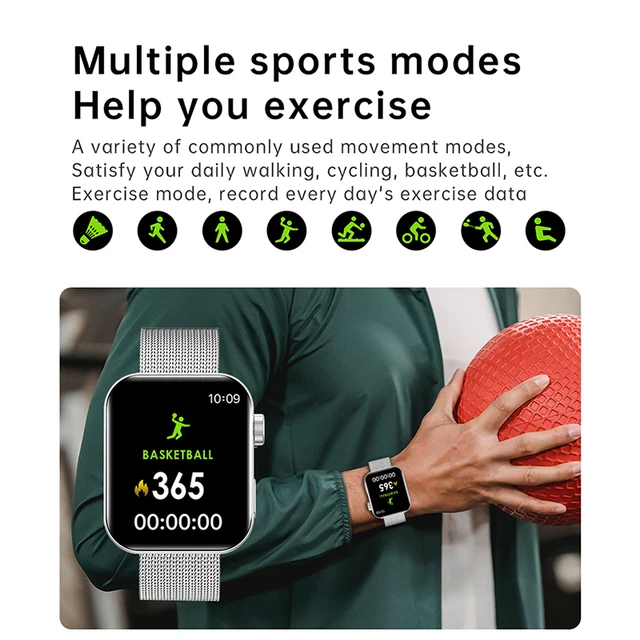 LIGE IP67 Waterproof Smart Watch Men Heart Rate Monitor Sports Fitness ...