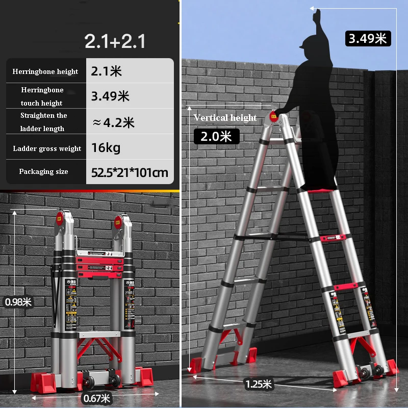 Extension-Step-Ladders-Stairs-Multifunctional-Stair-Lift-4-2-6-6-8-2M ...