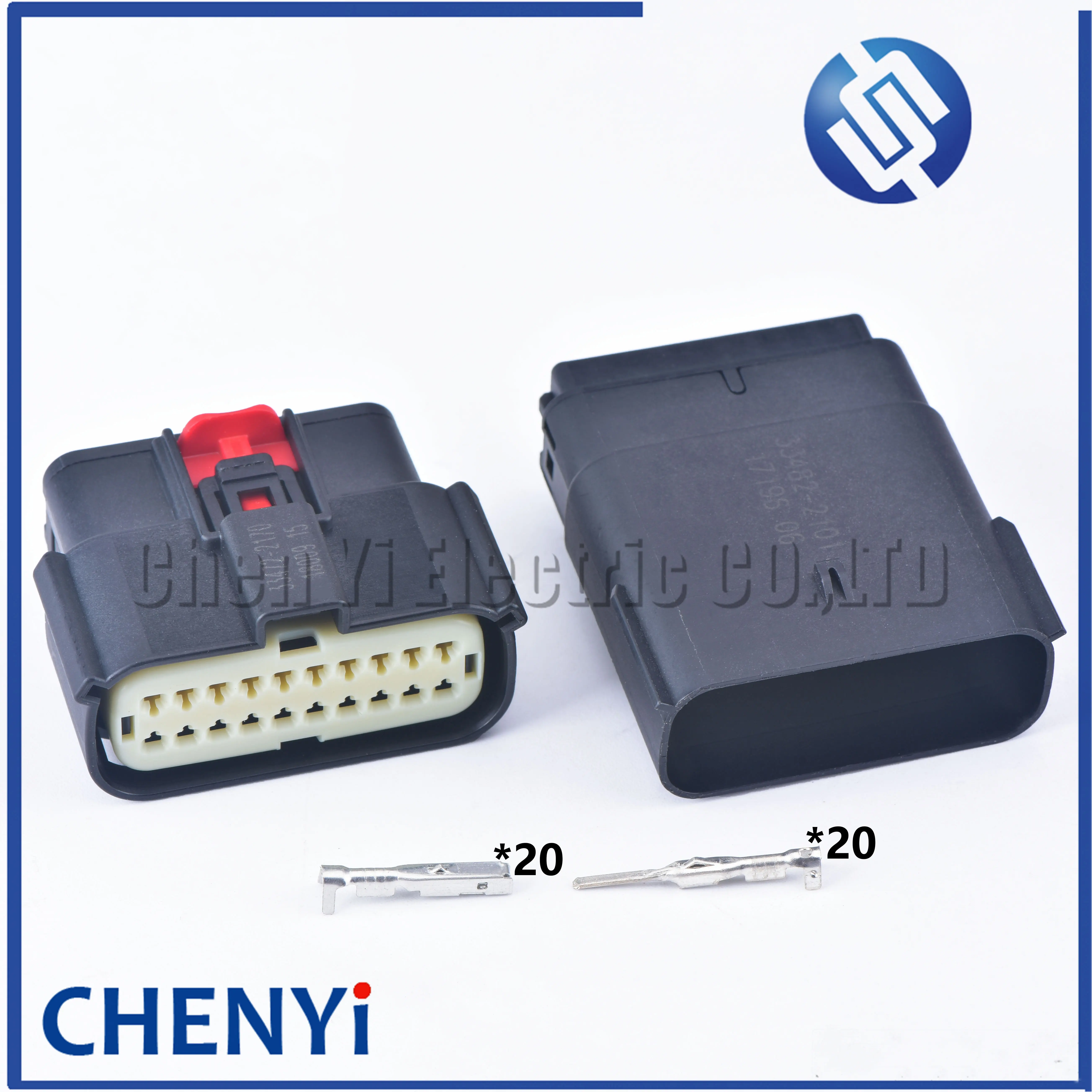 20 Pin Autowaterproof connector Light Lamp plug Electric Socket 33482 ...