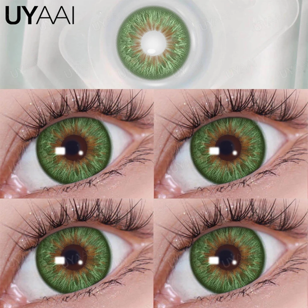 Natural Dark Green Eyes