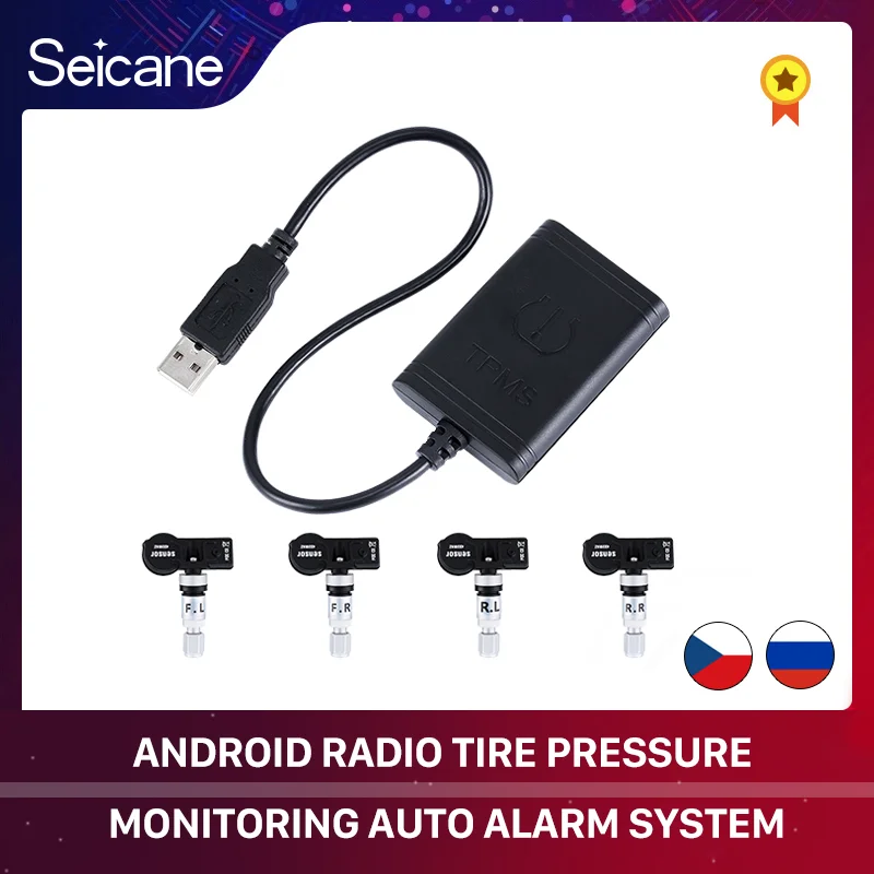 Seicane-Portable-Car-USB-TPMS-with-4-Internal-Sensors-for-Android-In ...