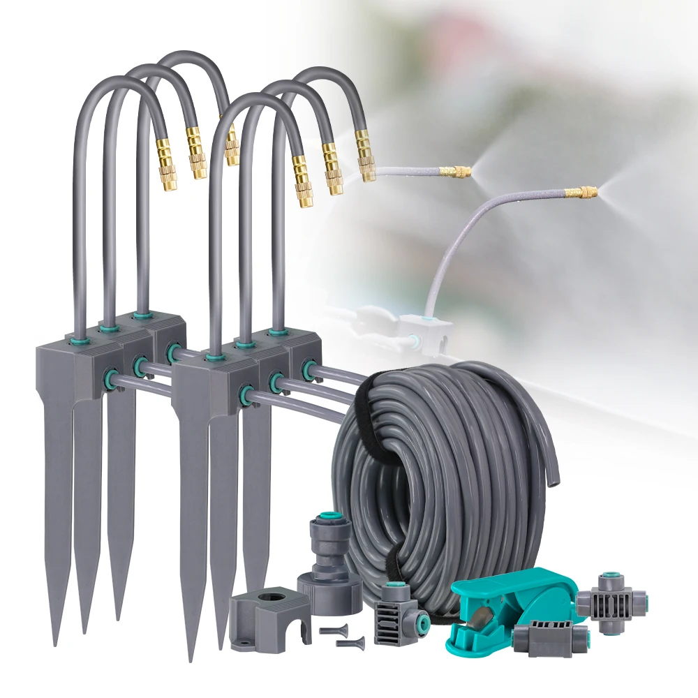Premium-20cm-Flexible-Brass-Nozzle-Automatic-Misting-Irrigation-System ...