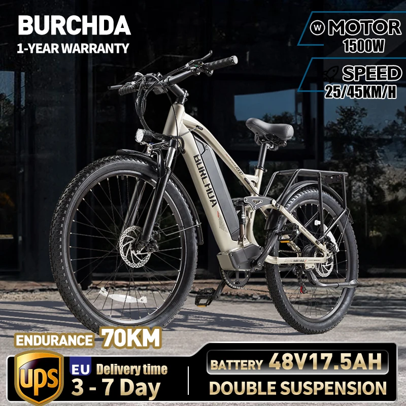 BURCHDA-RX10-1500W50KM-H-27-5Inch-Electric-Bike-48V17-5AH ...
