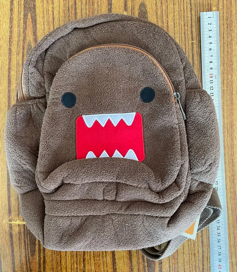 Domo Kun Plush Backpack for Kids Women Kawaii Cute Bags Cartoon Anime ...