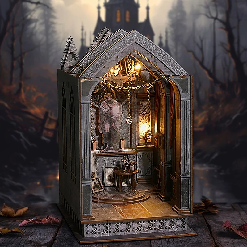 Small Gothic Building: The Ultimate Micro Assembly Dollhouse for Adult ...