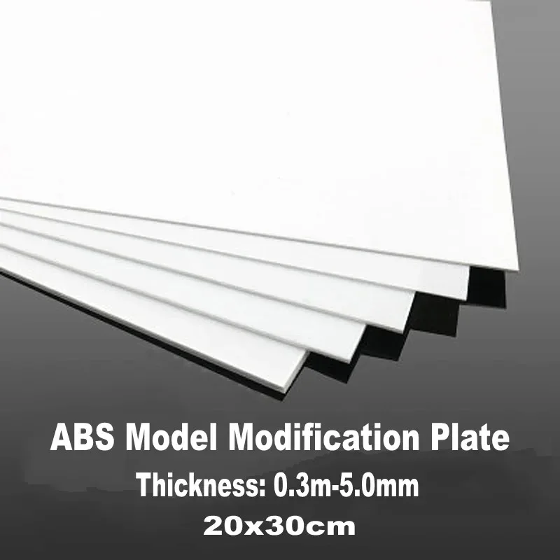 2pcs/lot ABS Model Modification Plate 0.3m-5.0mm Plastic Board Special ...
