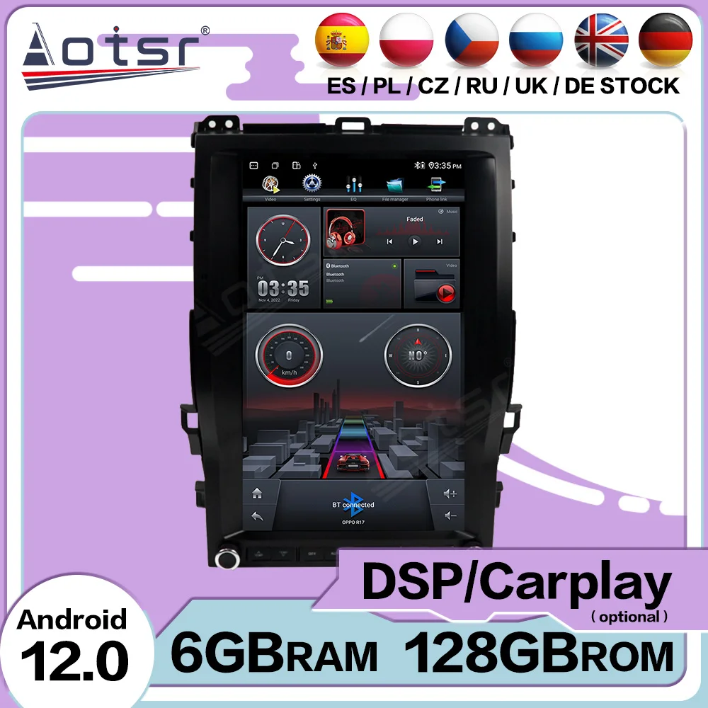 Tela-Tesla-Android-Receptor-de-R-dio-Multim-dia-Unidade-Chefe-GPS-Auto ...