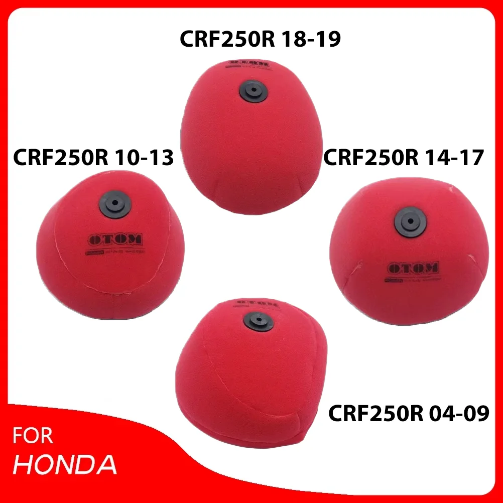 OTOM Motorcycle Air Filter Cleaner Dust-Proof Dual Foam Layer Sponge ...