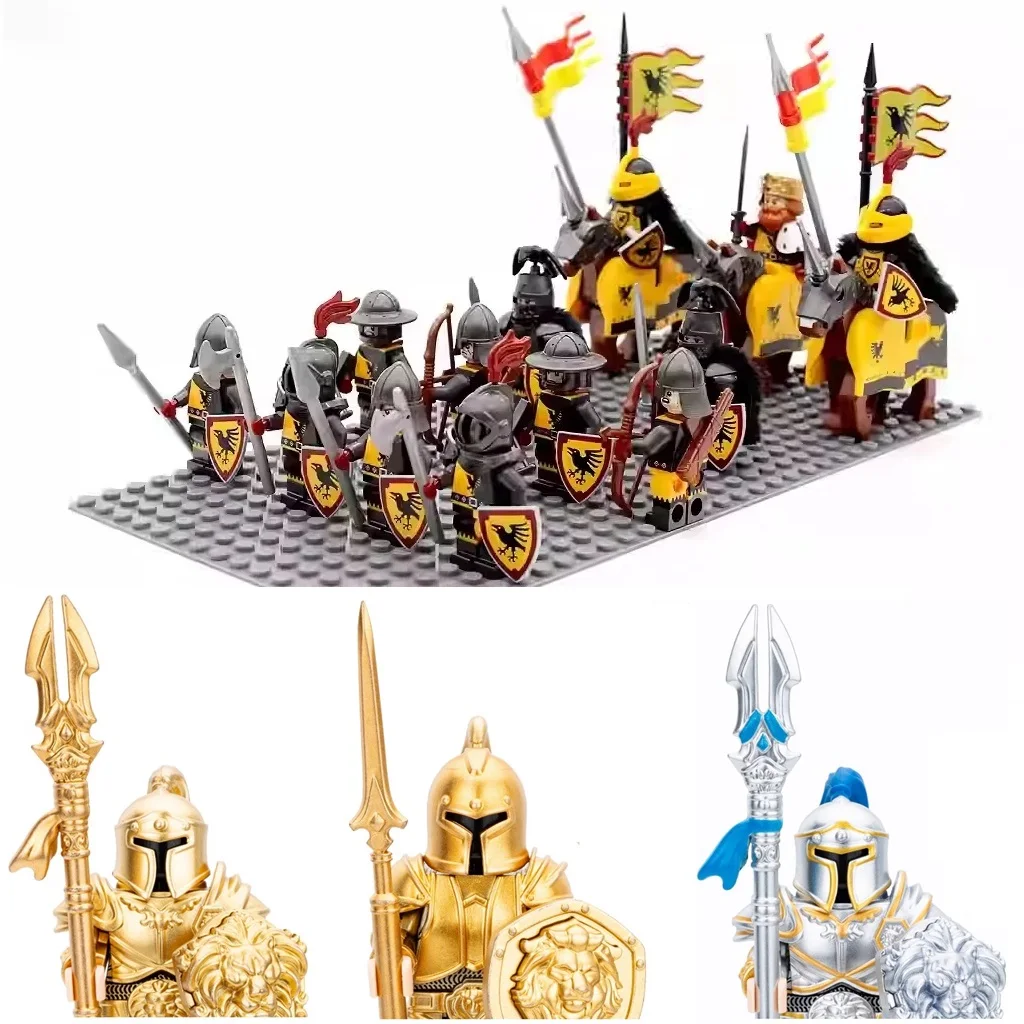 10305 Medieval Soldiers King Lion Knight Castle Building Blocks Mini ...