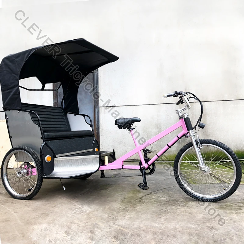 Outdoor-Europe-Rickshaw-Three-Wheeler-Bike-Taxi-for-3-Passengers-Cycle ...