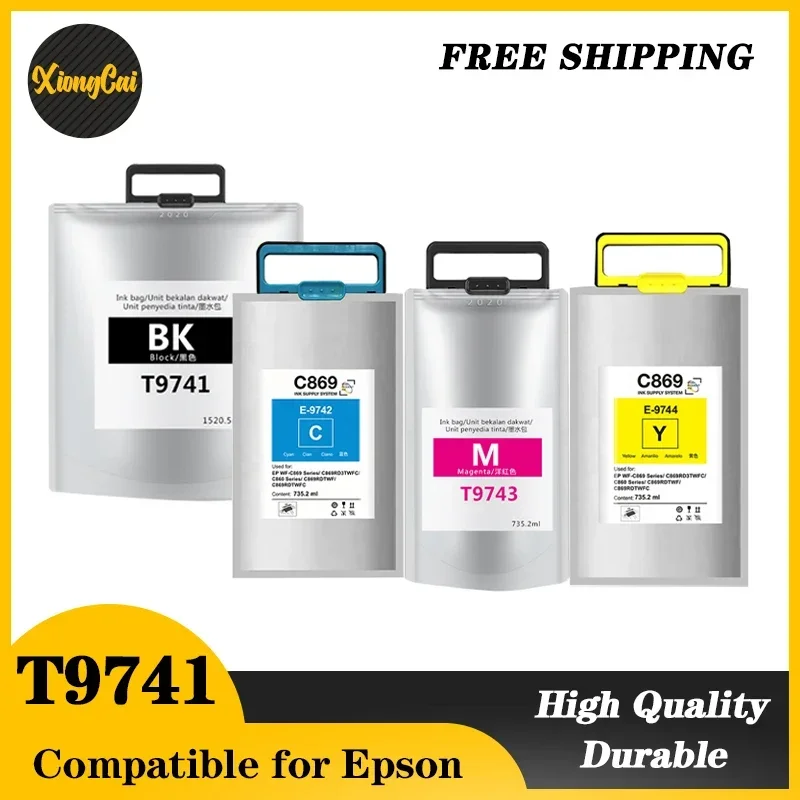 1Set-T9741-T9742-T9743-T9744-Compatible-Ink-Bag-Cartridge-For-Epson ...