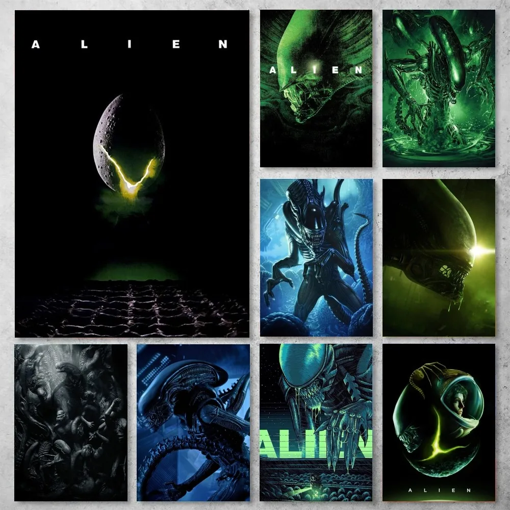 Alien-Movie-Poster-Gallery-Prints-Self-Adhesive-Home-Decor-Decoration ...