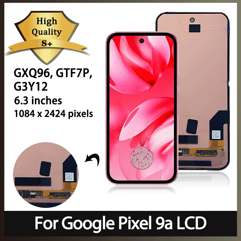 6.3"New AMOLED For Google Pixel 9A LCD Display Touch Digitizer Screen ...