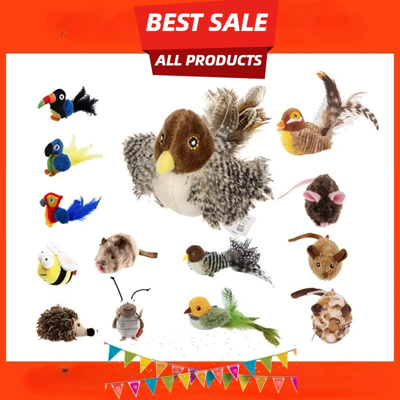 Interactive Cat Toys with Sound and Motion Sensor for Cats and Kittens ...