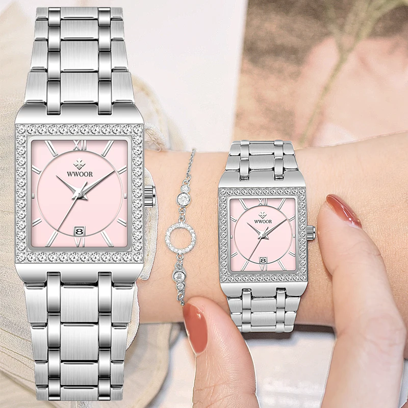 WWOOR-Top-Brand-Luxury-New-Ladies-Diamond-Watch-Fashion-Square-lady ...