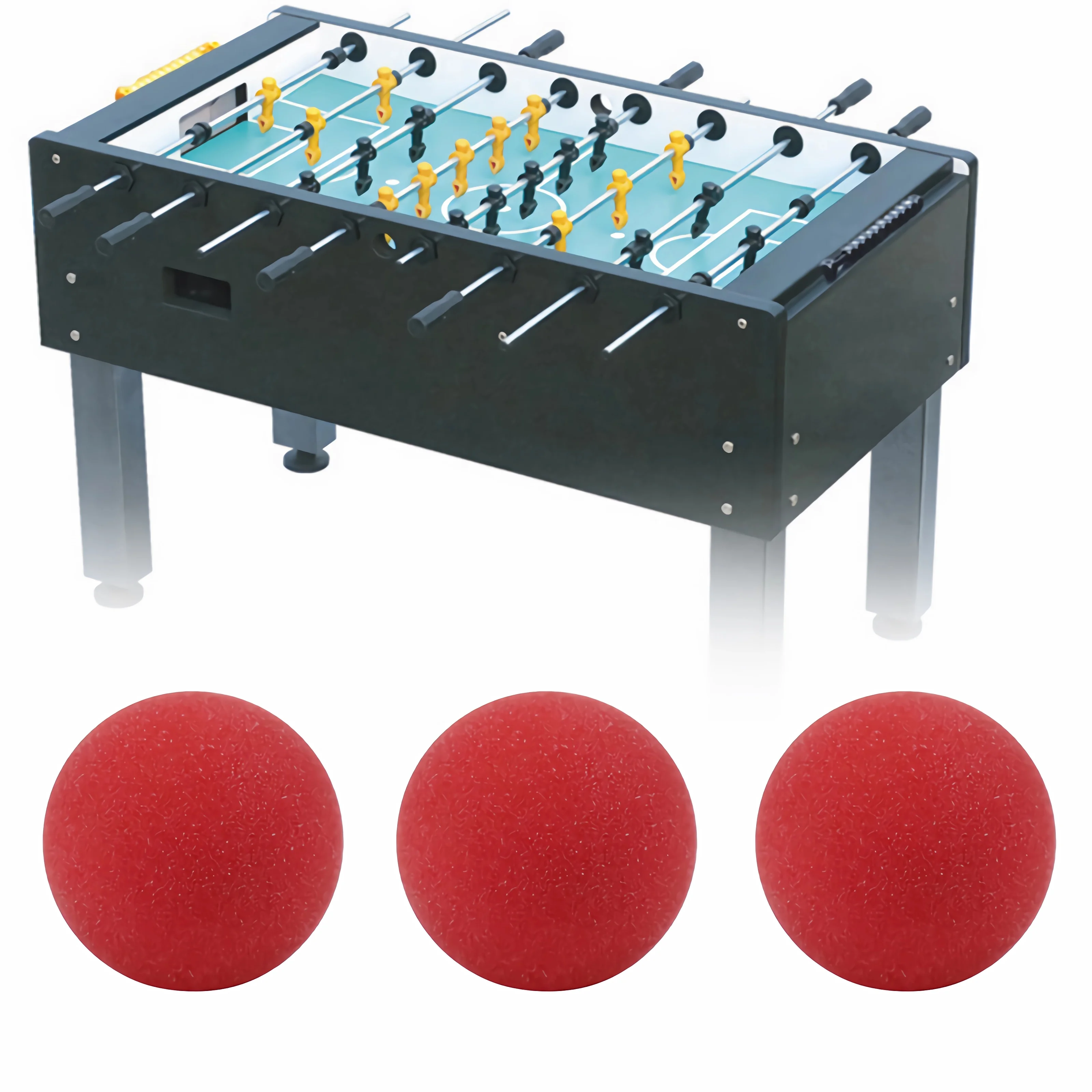 Profesyonel langırt top kırmızı ince buzlu yüzey işleme küçük top çapı ...