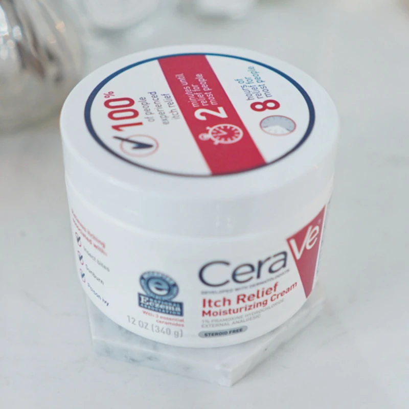 CeraVe-340g-Red-Itch-Relief-FaceCcream-Moisturizing-Body-Lotion ...