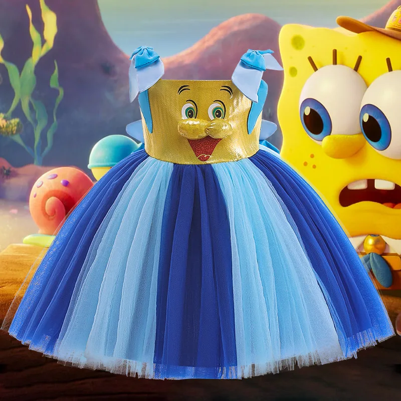 Girls-Clothes-2024-Summer-Princess-Dresses-Patchwork-color-Kids-Dress ...