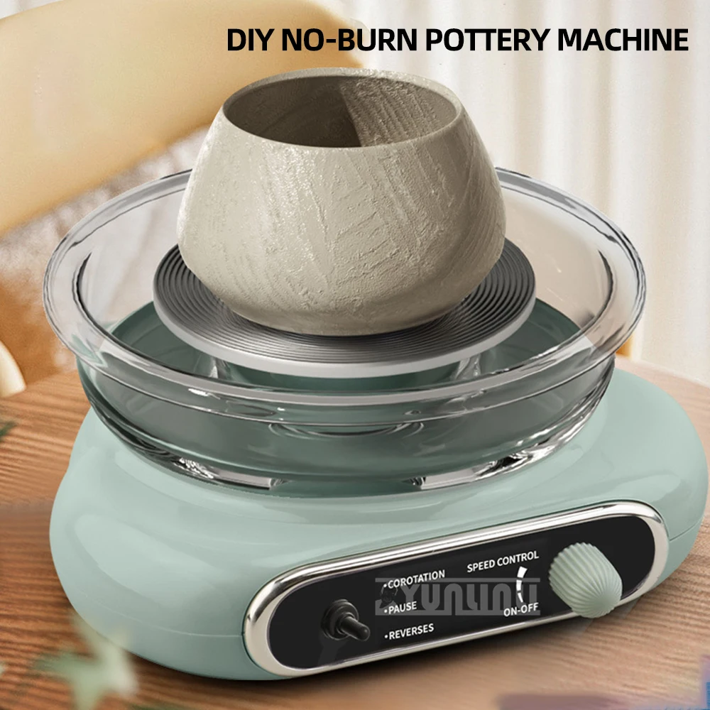 Electric-Pottery-Wheel-Machine-Portable-Small-Professional-Drawing ...